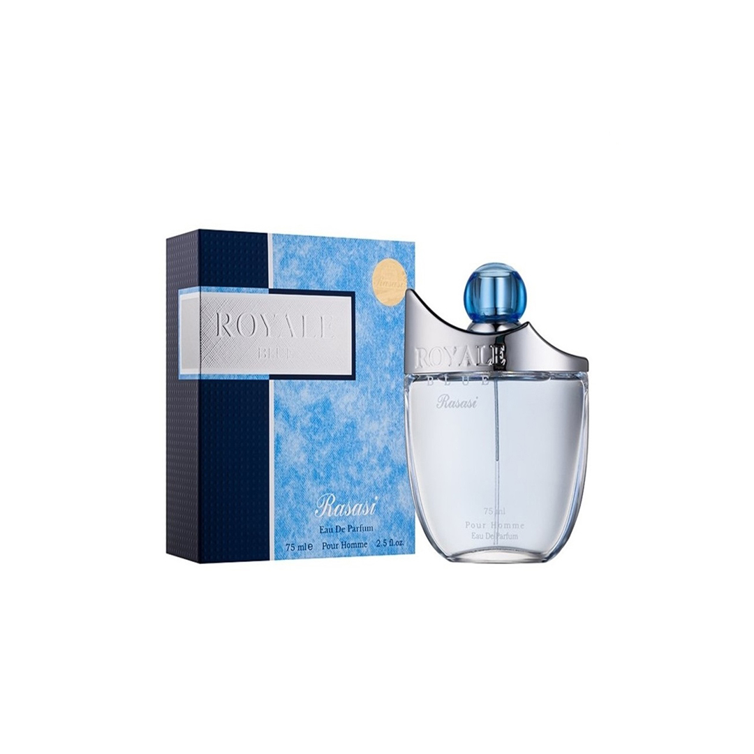 Royal blue perfume store